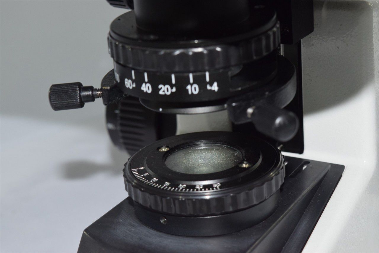 Microscopio Binocular Otica Finita Acromatico Led 1600x Revólver 5 ...