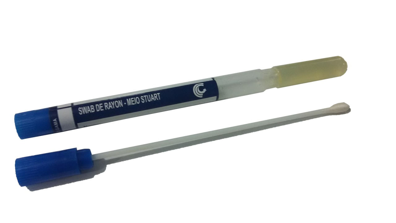 Swab - Rayon Estéril Stuart Plástico
