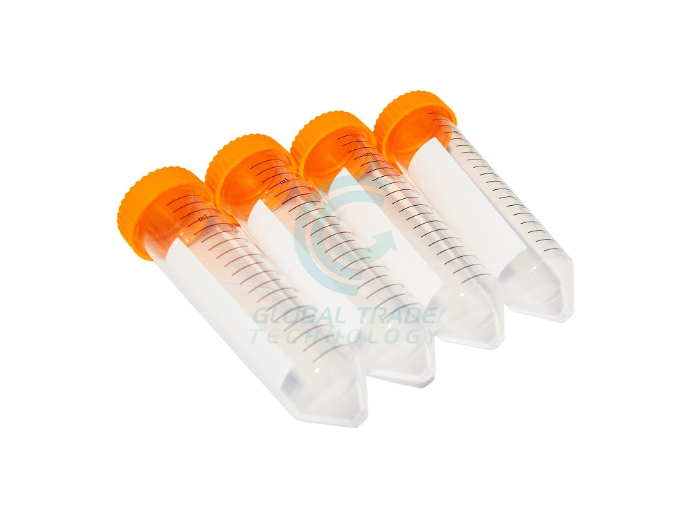 Tubo Tipo Falcon 50ml estéril Livre Dnase Rnase - Pct c/ 25UN