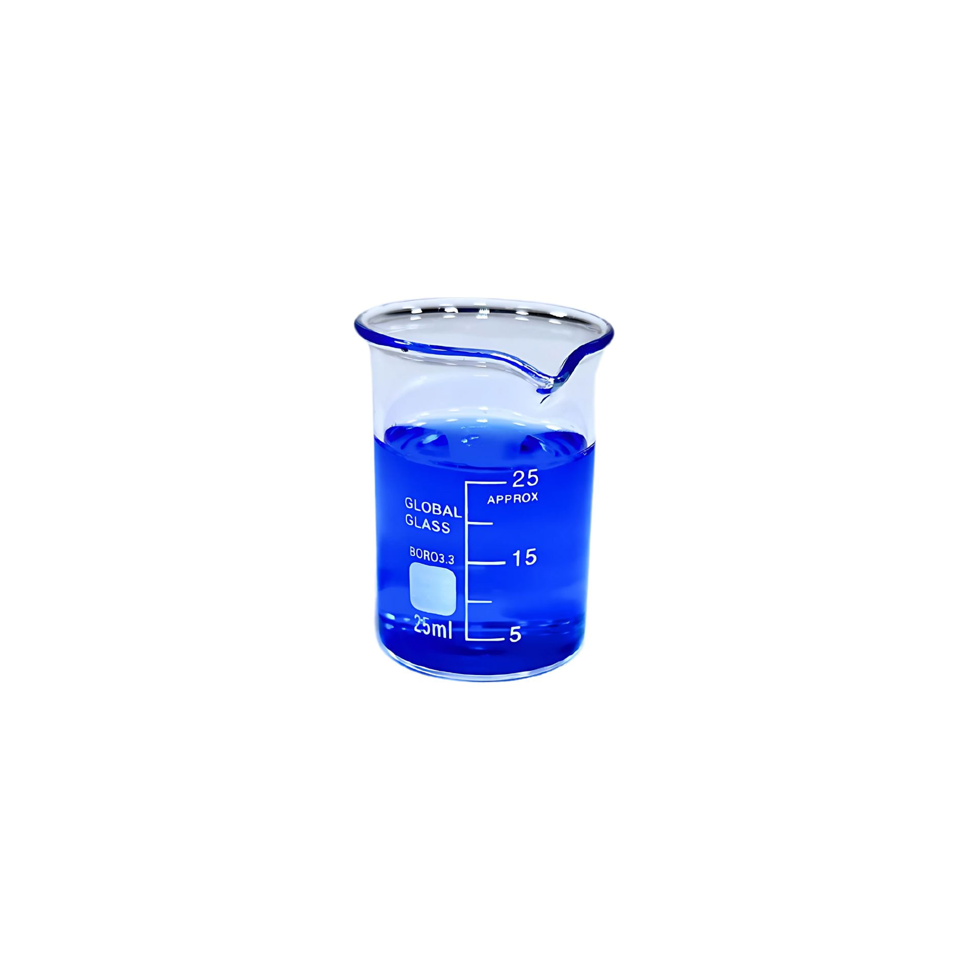 Béquer para Laboratório 25ml - Forma Baixa Griffin